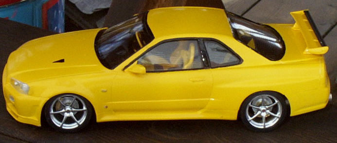 Finished: Yellow Skyline R34 V-Spec II - Car Forums and Automotive Chat