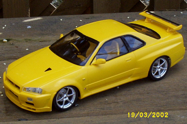 Finished: Yellow Skyline R34 V-Spec II - Car Forums and Automotive Chat