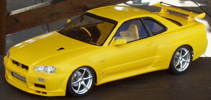 Finished: Yellow Skyline R34 V-Spec II - Car Forums and Automotive Chat