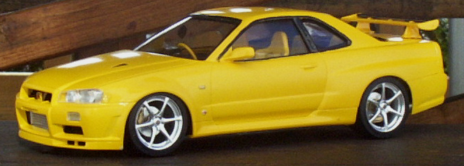 Finished: Yellow Skyline R34 V-Spec II - Car Forums and Automotive Chat