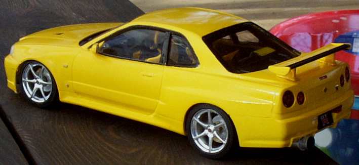 Finished: Yellow Skyline R34 V-Spec II - Car Forums and Automotive Chat